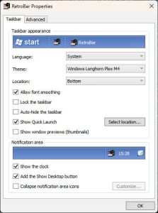 RetroBar - Download Classic Taskbar for Windows [Official]